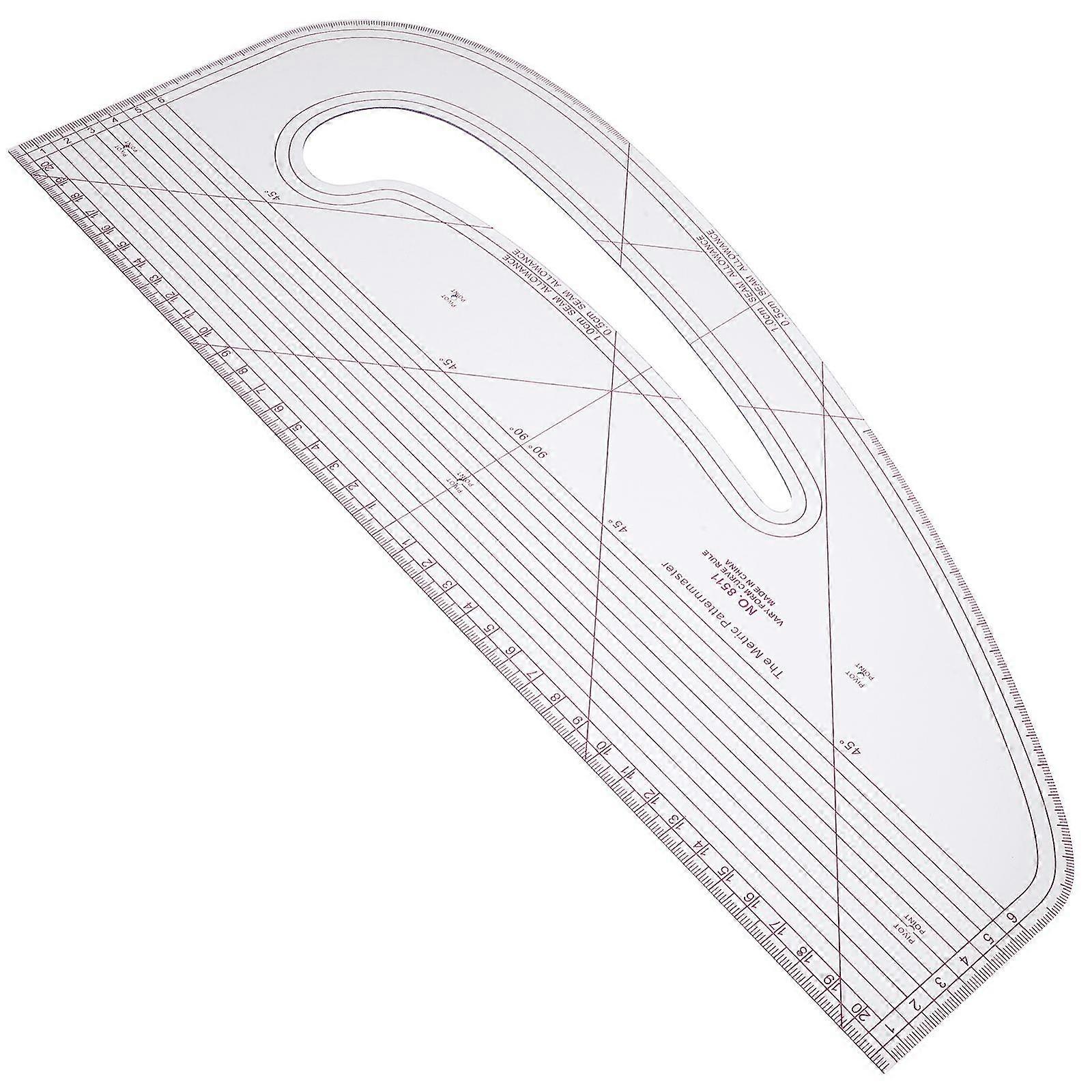 Professional Sewing Ruler Curve Pattern Ruler for Beginners Tailors ...