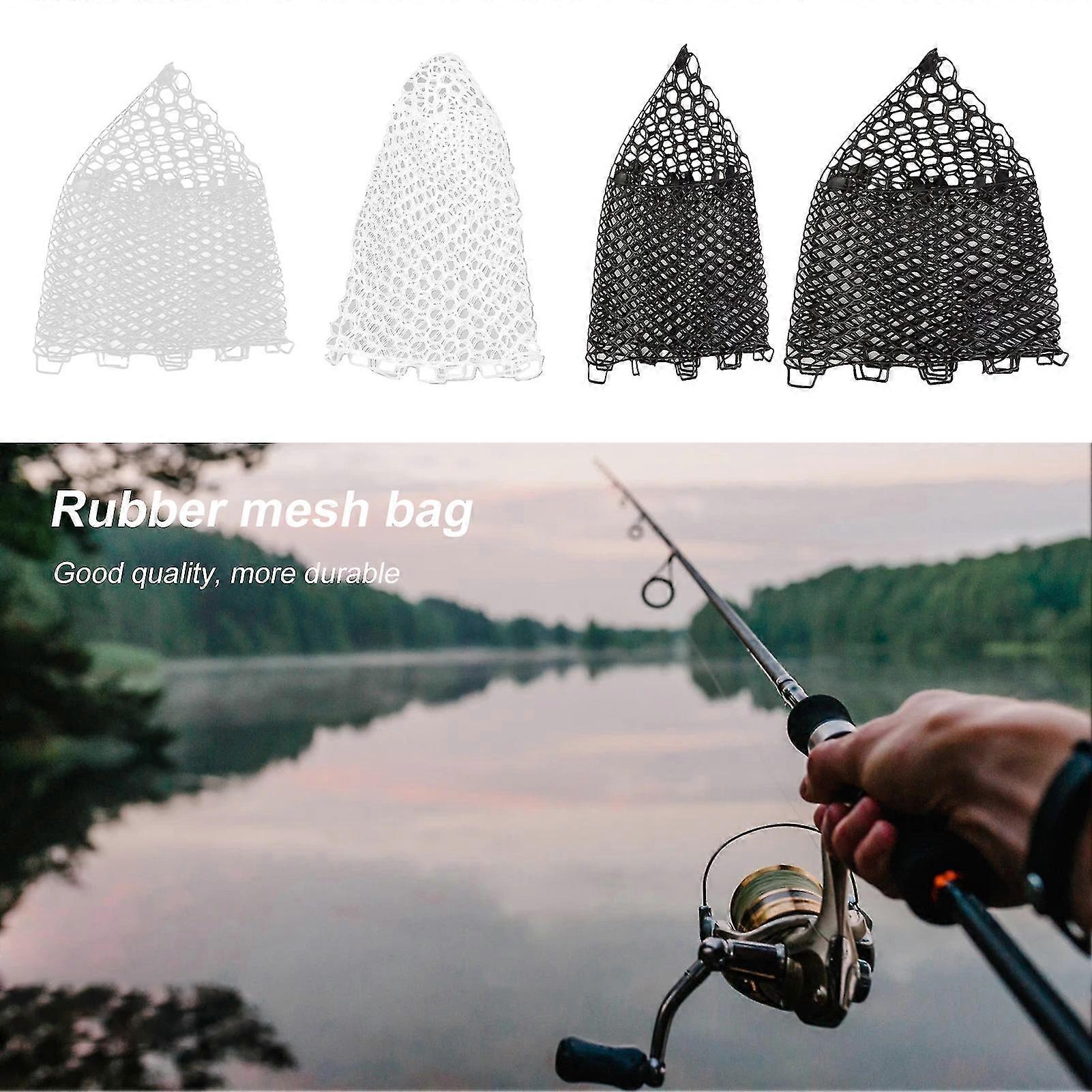 Fishing Landing Net Universal Wear-resistant Rubber Snag Free Fishing ...