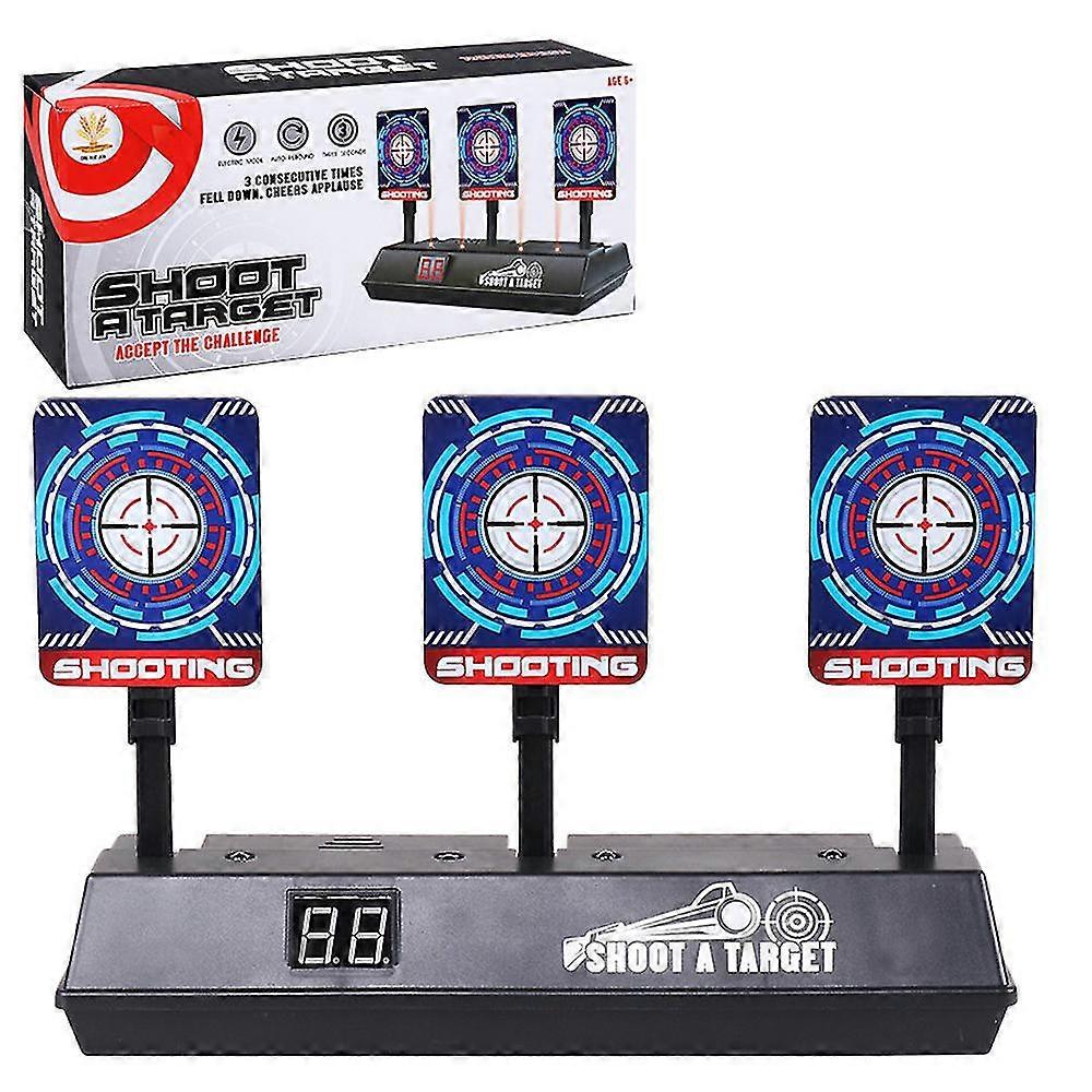 Children Running Shooting Targets With Net Frame Electronic Scoring ...