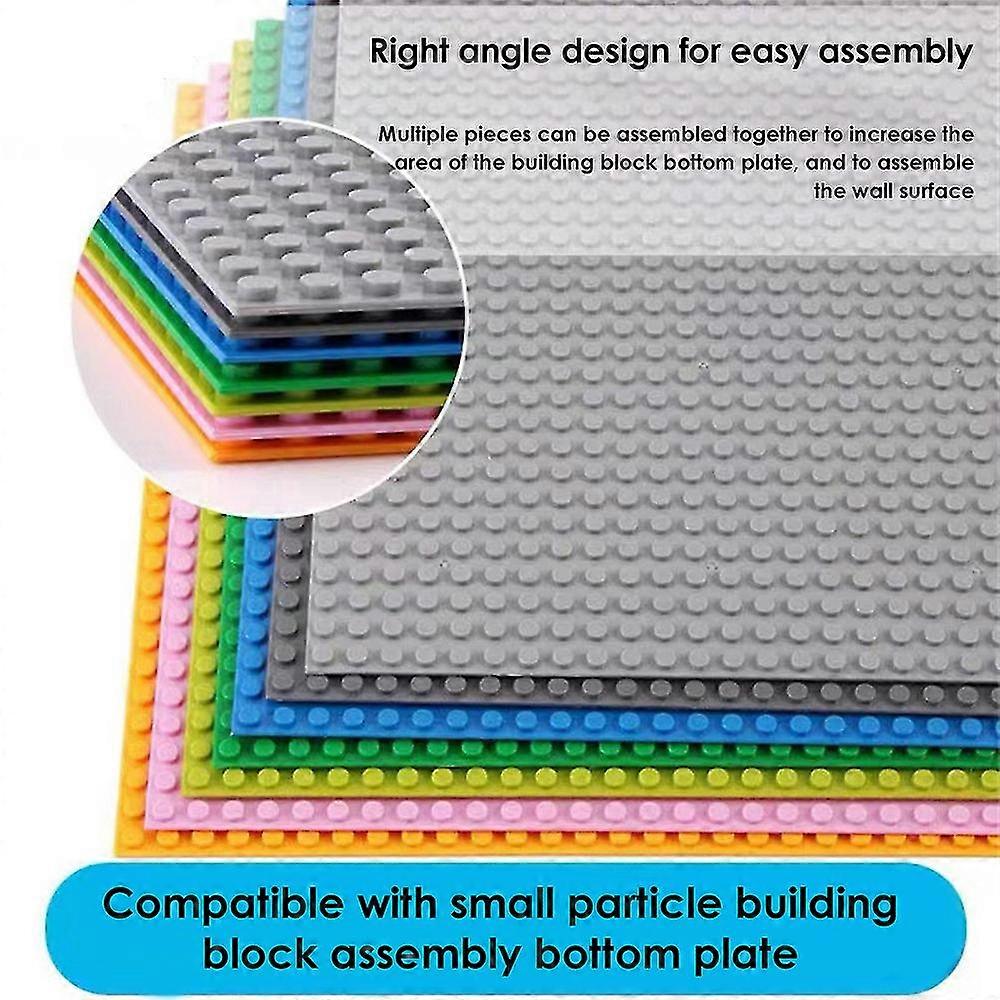 25.5 x 25.5cm Building Bricks Base Plate Construction Blocks Board ...