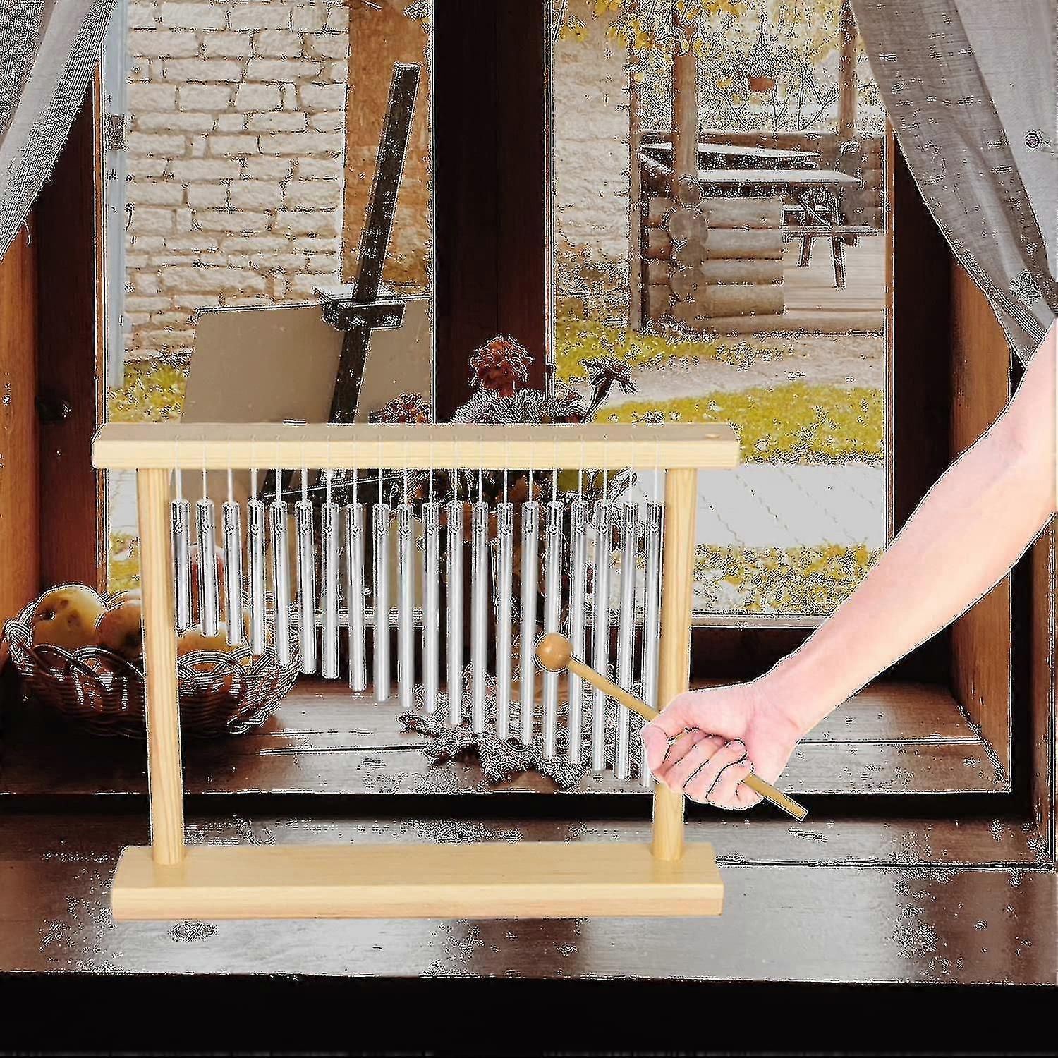 20 Note Chime Table Top Bar Chime Wind Chime 20 Bars Instrument ...