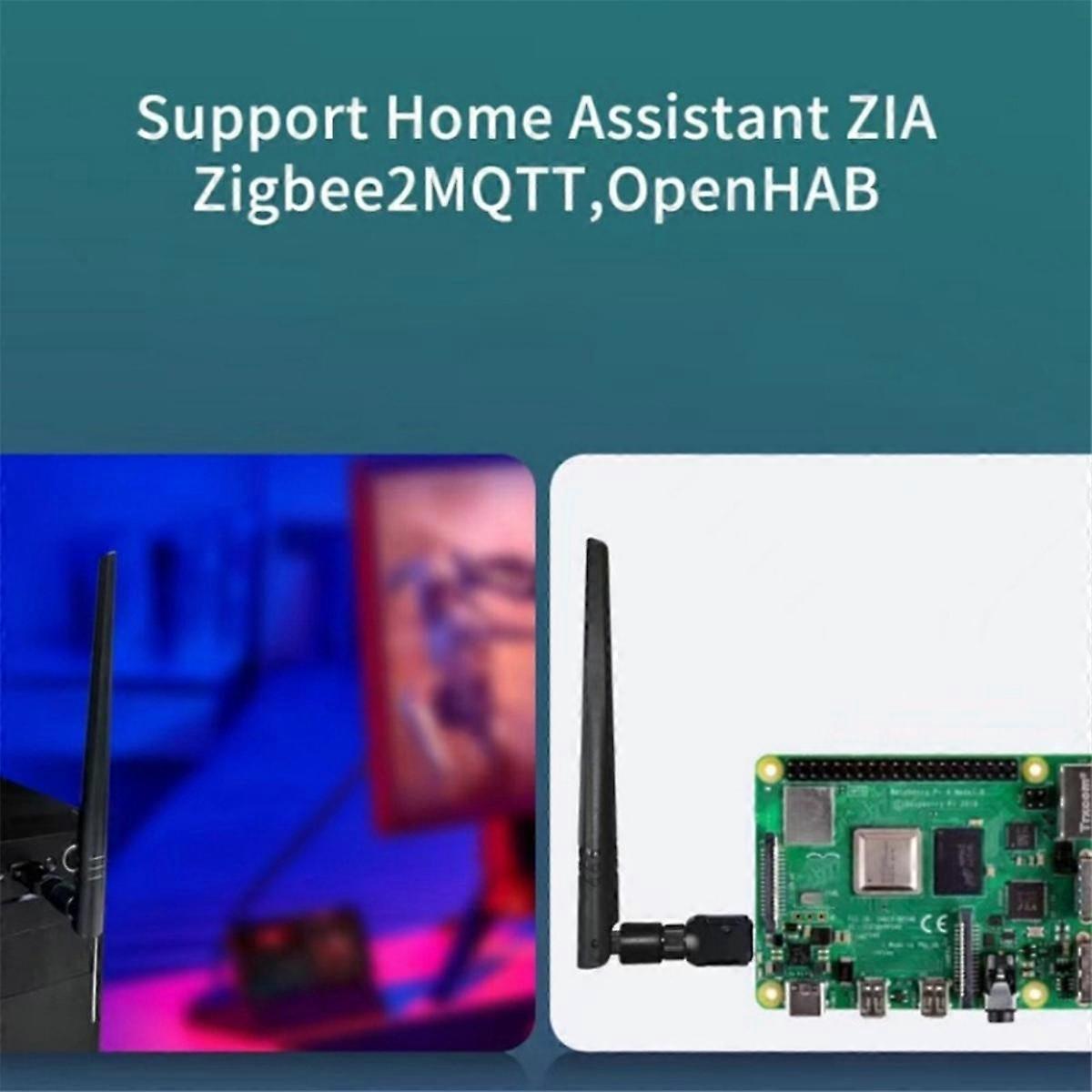 ZigBee 3.0 USB Dongle Plus-E Wireless Open Source Hub for Home Assistant OpenHAB Zigbee2MQTT ZHA ...
