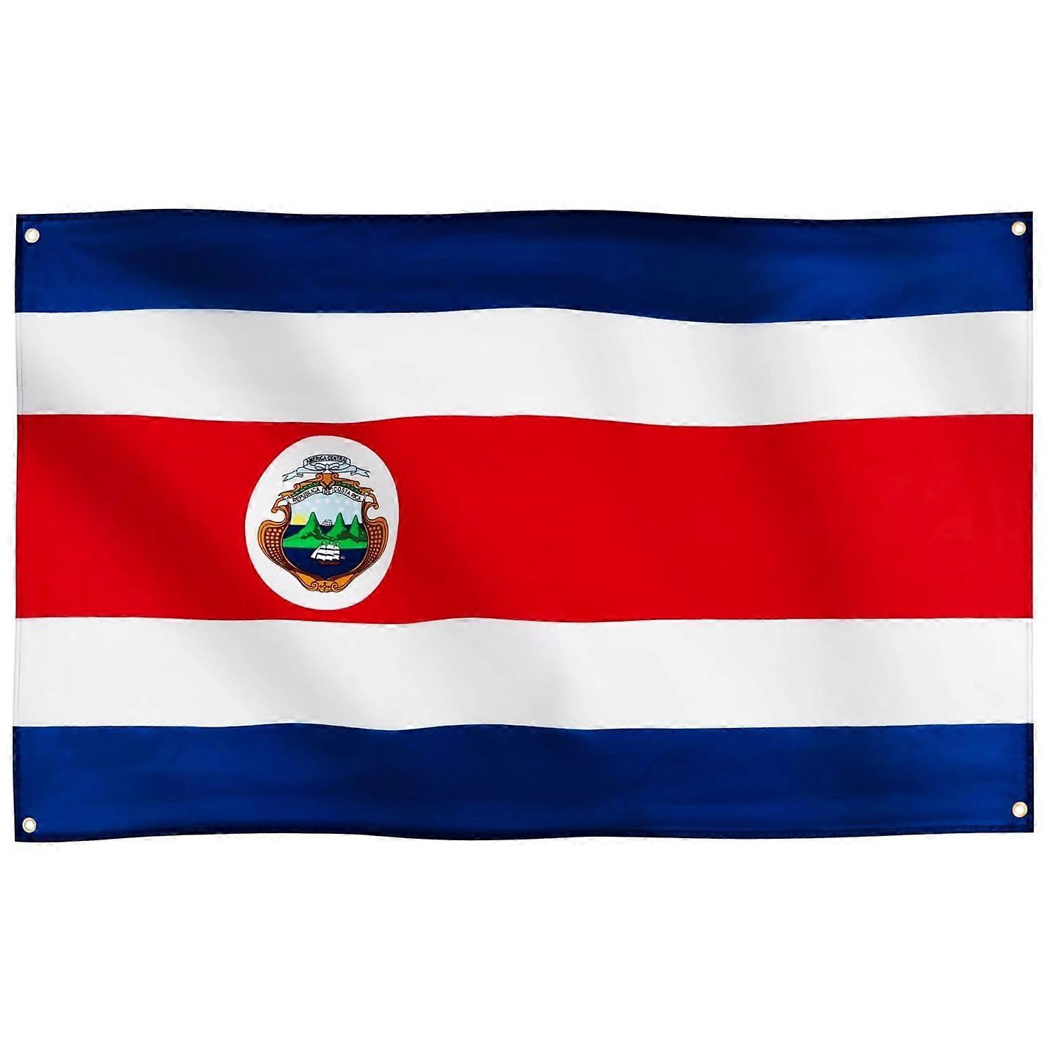 Costa Rica Flag,Eyelet In Every Corner, Costa Rican Flag, Tiquicia ...