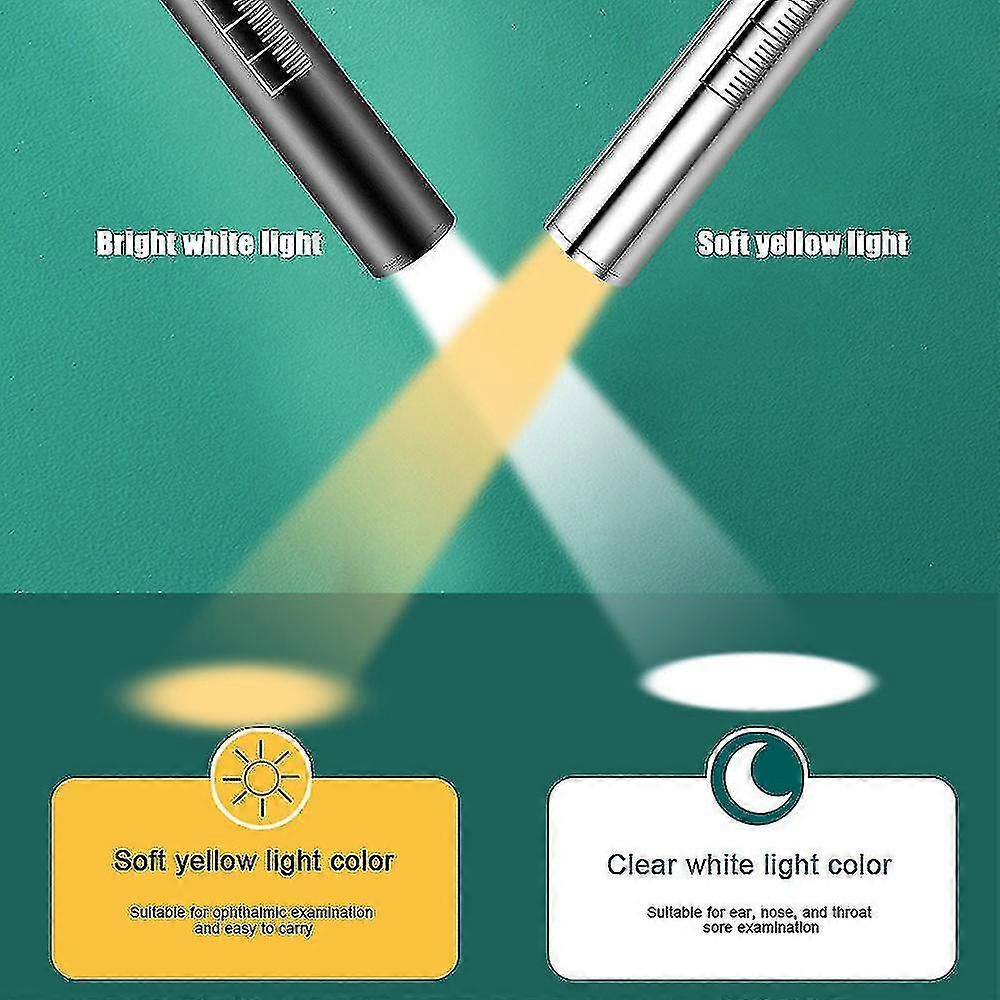 Penlight, Led Penlight For And Nurses With 2 Led Sources, Usb ...