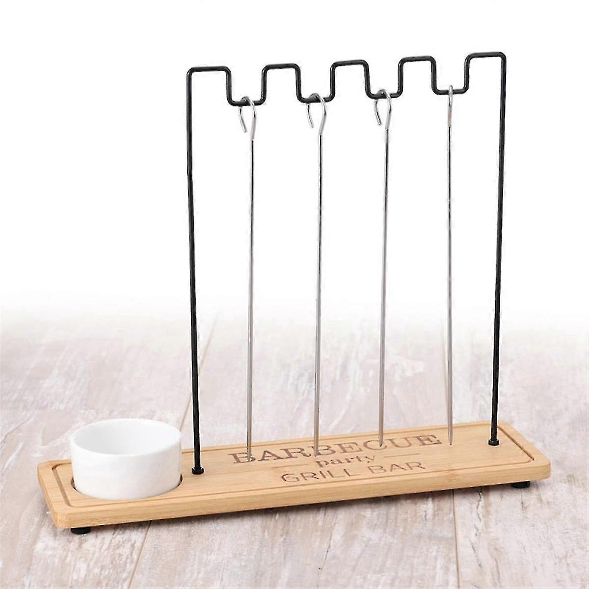 Bbq Skewer Hanging Rack, Family Bbq Gadgets, Table Skewer Rack ...