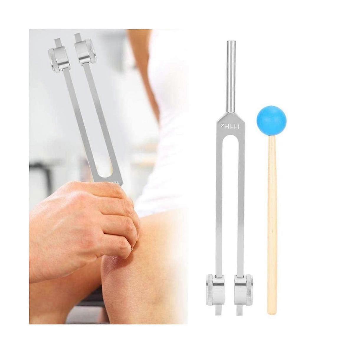 Aluminum Alloy Tuning Forks,111Hz Tuning Fork with Hammers for Nervous ...