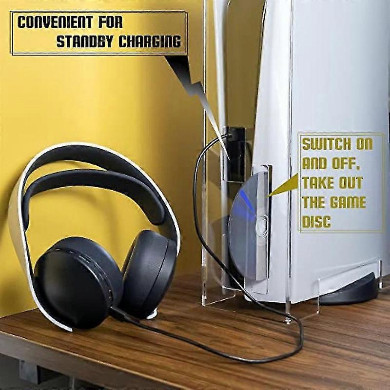 SSRGV Acrylic Transparent Protective Cover for Ps5 Console, Transparent ...