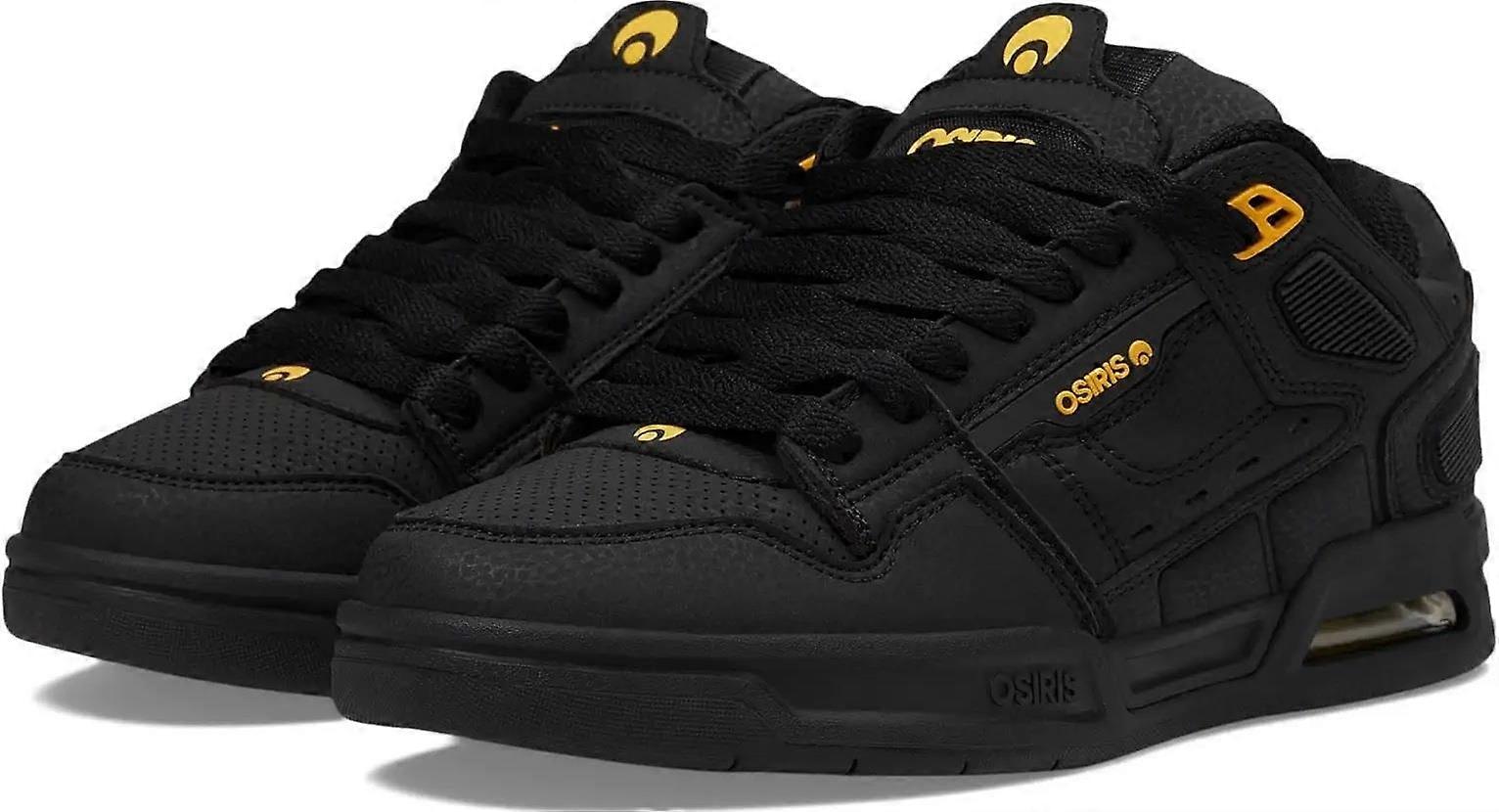 Osiris Peril Black Yellow Mens Skate Trainers | Fruugo US