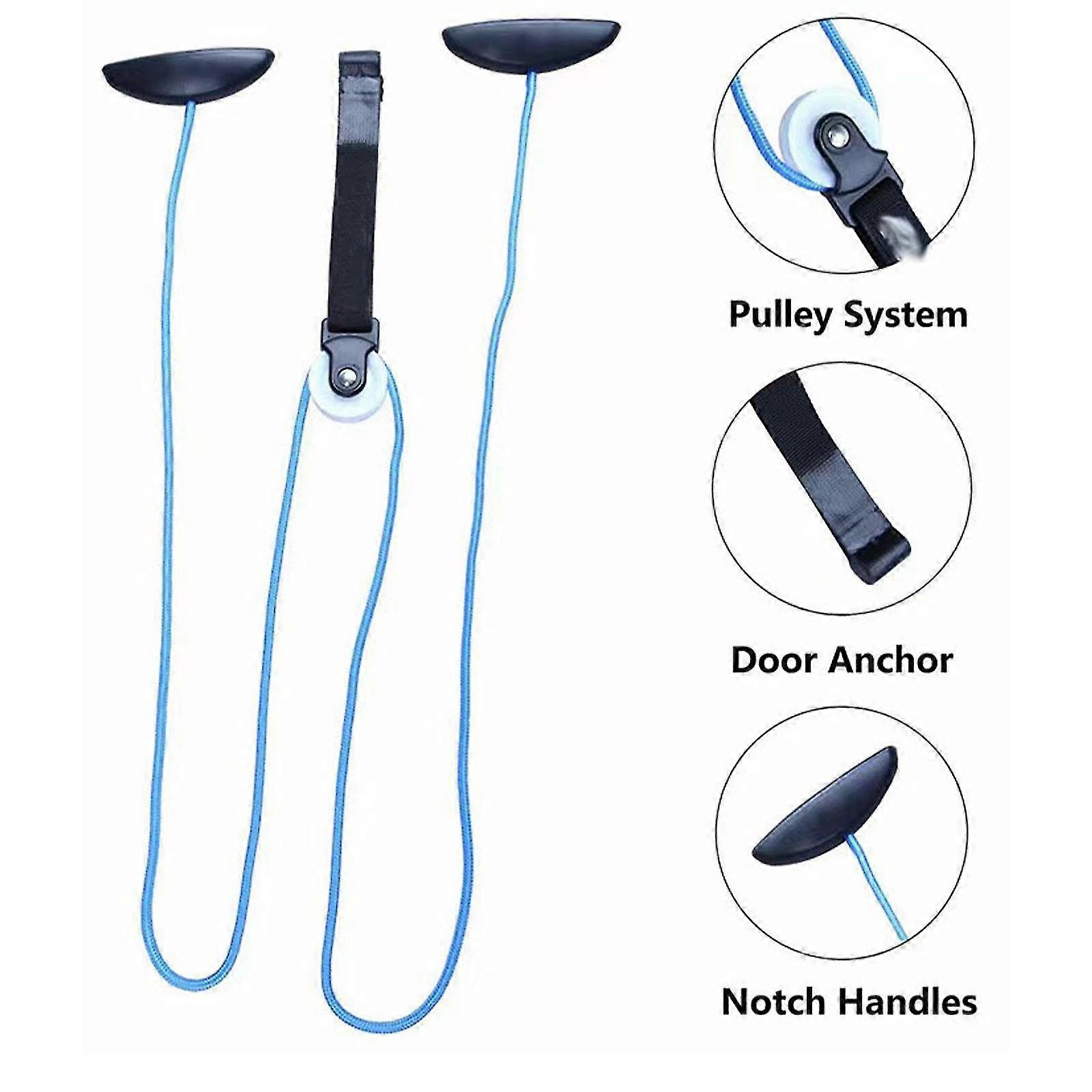 Forearm Trainer, Shoulder Strap Pulley Over Door,pp Hand Muscle Trainer ...