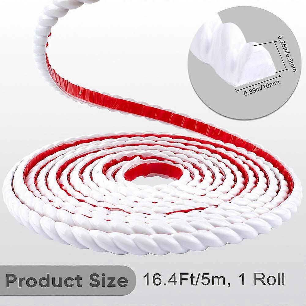 5M PVC Self-Adhesive Flexible Molding Trim Ceiling Molding Wall Trim ...