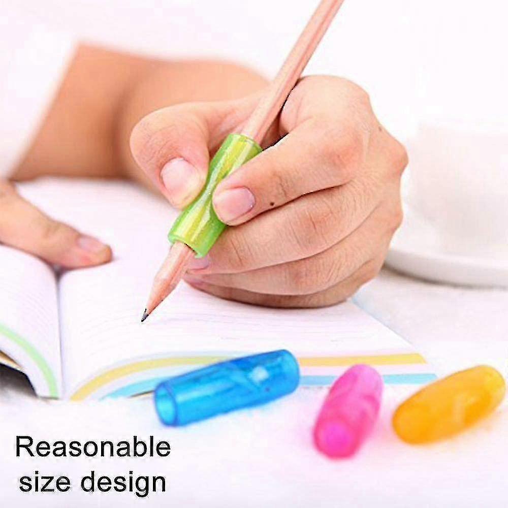 Pack Of 8 Children's Pen Holders, Learning Aid, Handle, Writing ...