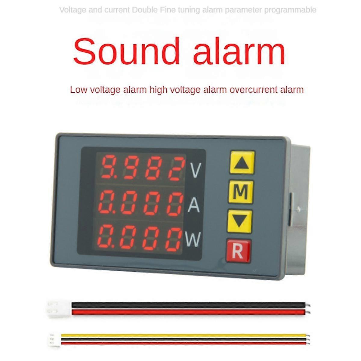 BM730 Digital Voltmeter Ammeter 100V 10A Voltage Current Energy Meter ...