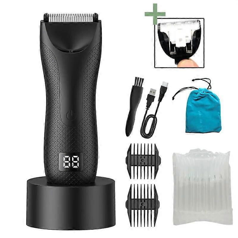 Body Groomer for Private Parts & Pubic Hair Electirc Razor for Men, Wet ...