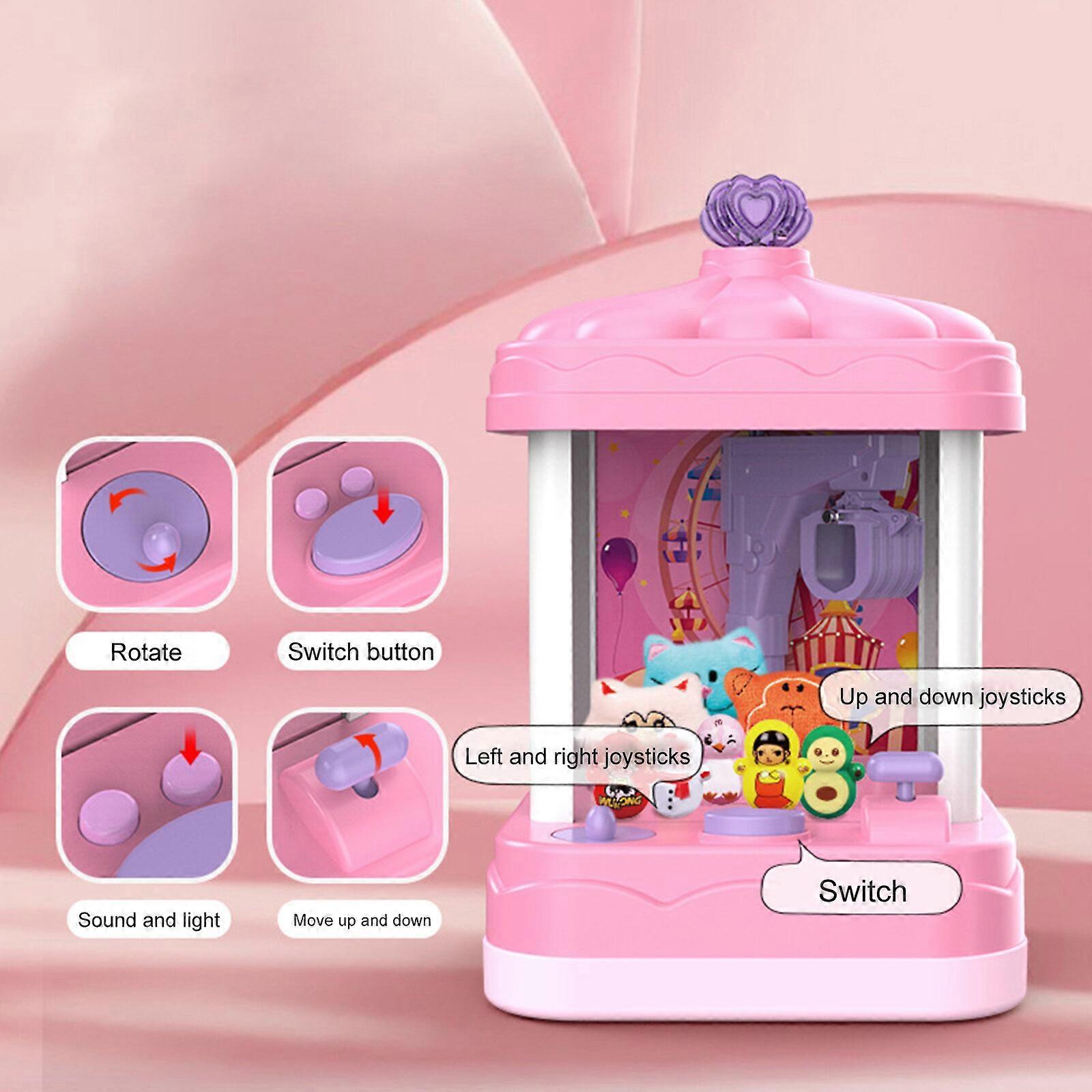 Catch Doll - Mini Arcade Claw Machine with 11 Toys for Kids | Fruugo UK