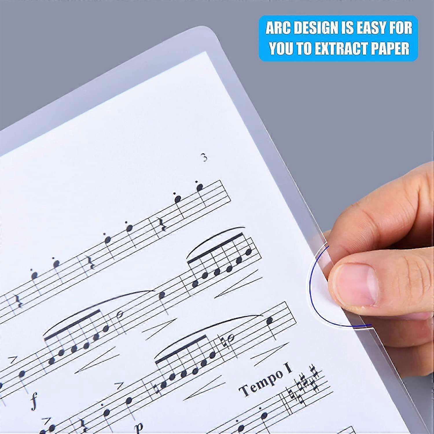 30 Pack Clear Document Folder Copy Safe Project Pocket L-type Clear ...