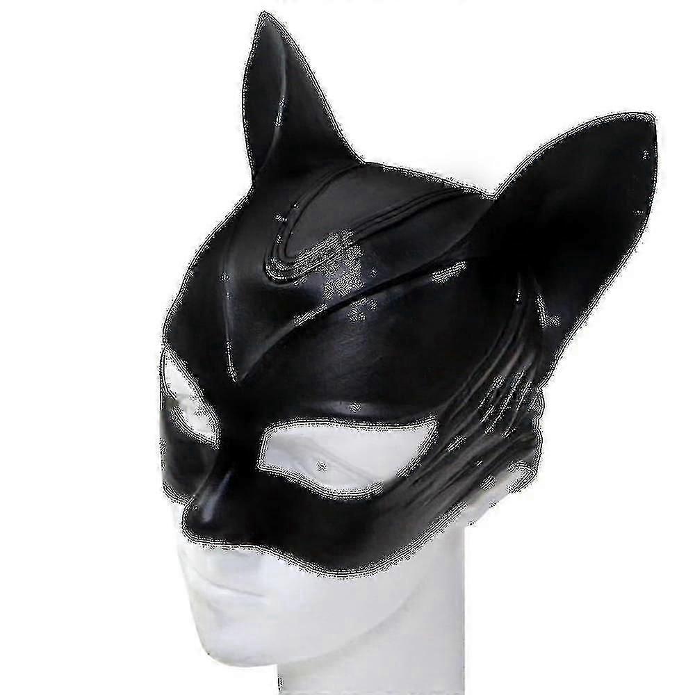 Woman Cat Selina Kyle Mask Bruce Wayne Costume Latex Fancy Adult ...