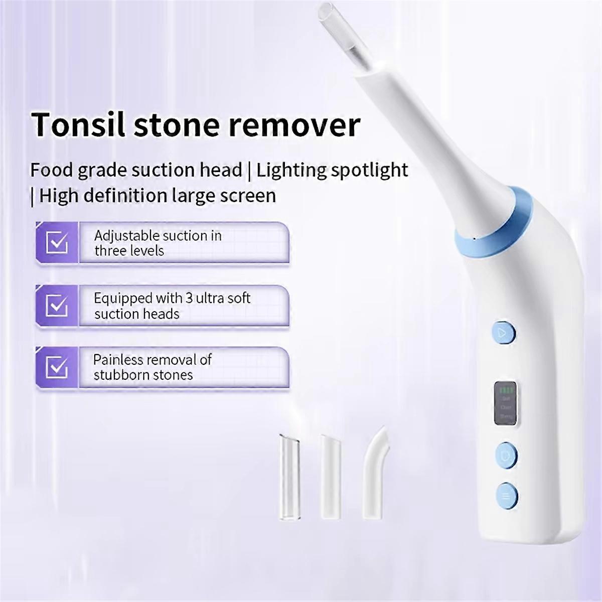Electric Tonsil Stone Remover Tonsil Stone Removal Kit Vacuum with ...