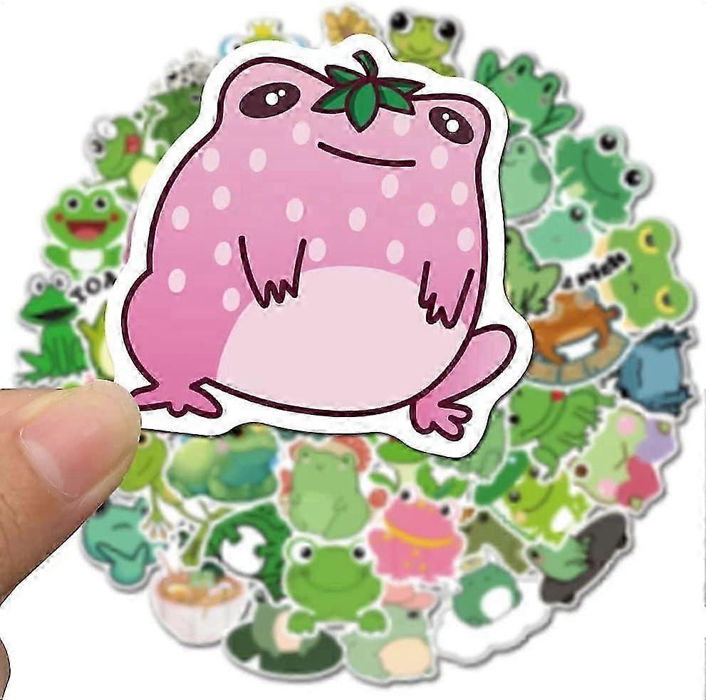 Frog Stickers Frog Stickers Pack,50Pcs Funimost Aesthetic Vinyl ...