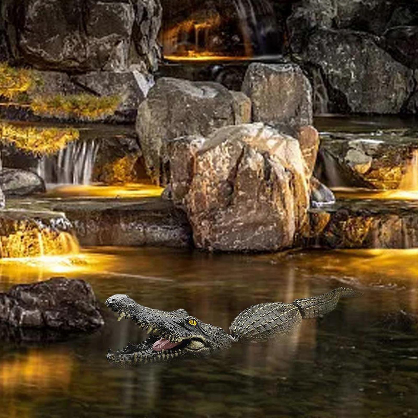 Animated Wide Polypropylene Cayman Pool Toy Durability Floating ...