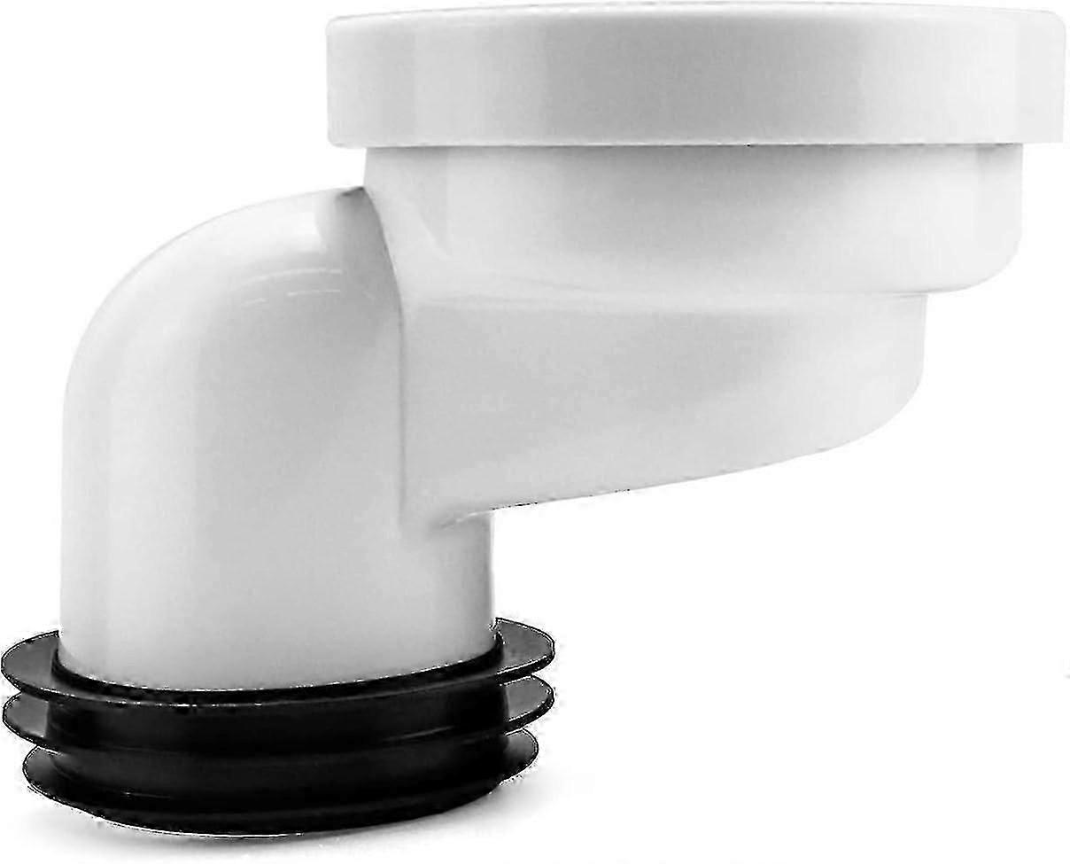 100mm Toilet Waste Pipe Connector Offset Pan Fitting for Bathroom ...