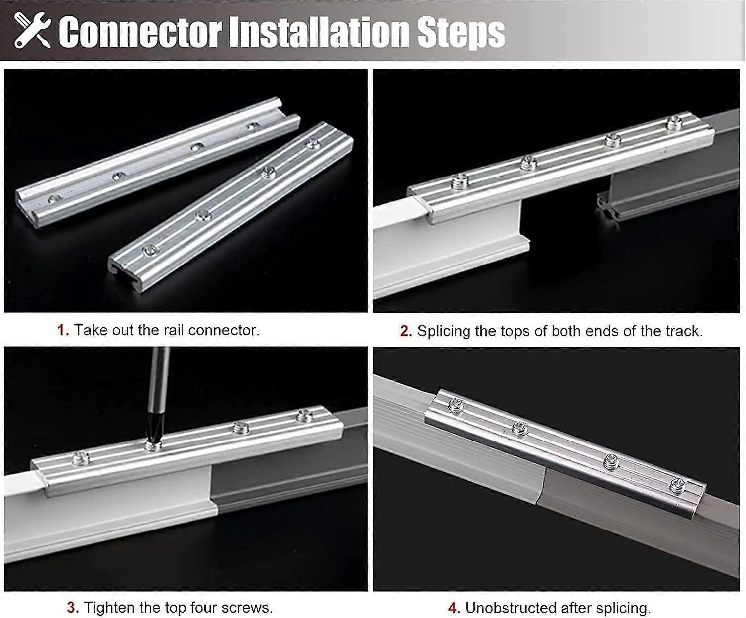 Ceiling Curtain Track Bendable Flexible Design for Bay Windows and Room ...