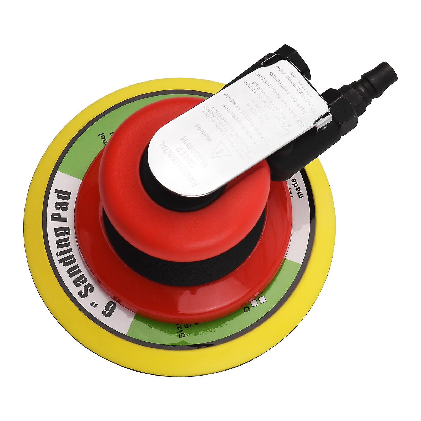 Pneumatic orbital sander air grinder 6" vacuum eccentric polishing ...