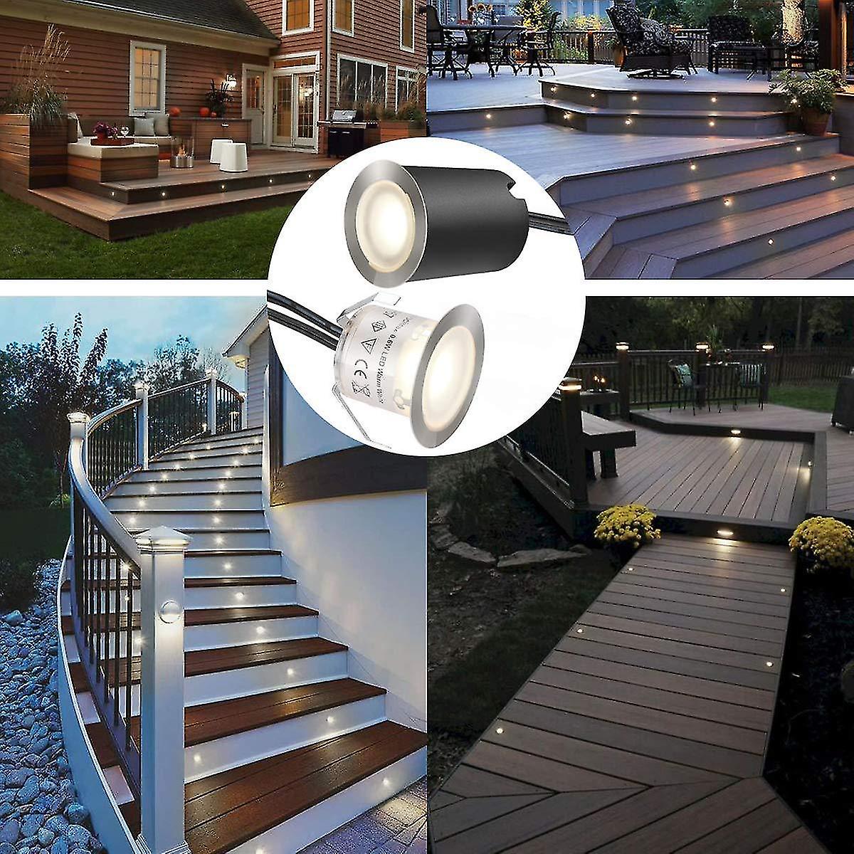 Set Of 16 Outdoor Recessed Led Spotlight, Ip67 Waterproof, 32mm ...