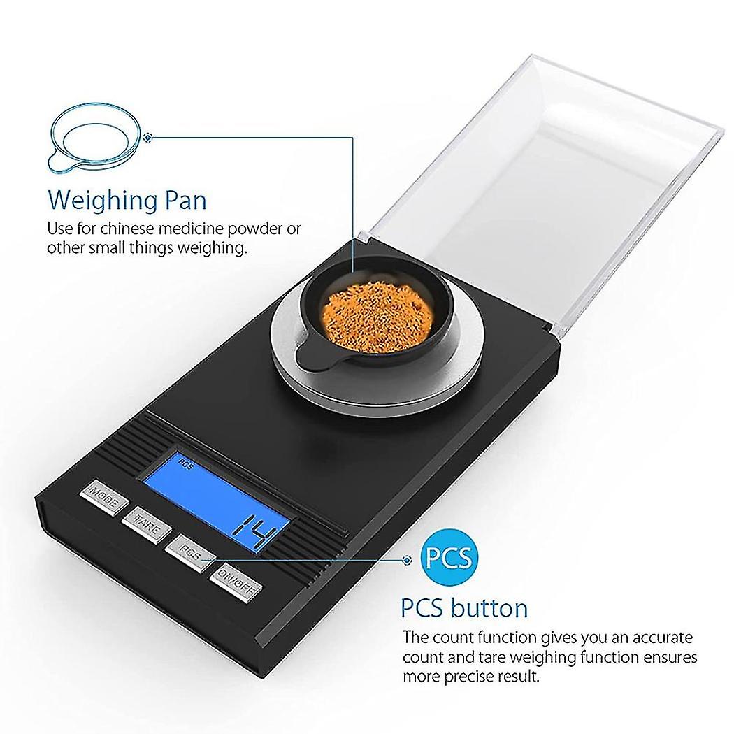 50g/0.001g Milligram Scale,milligram Precision Scale,mg, Pocket Scale ...
