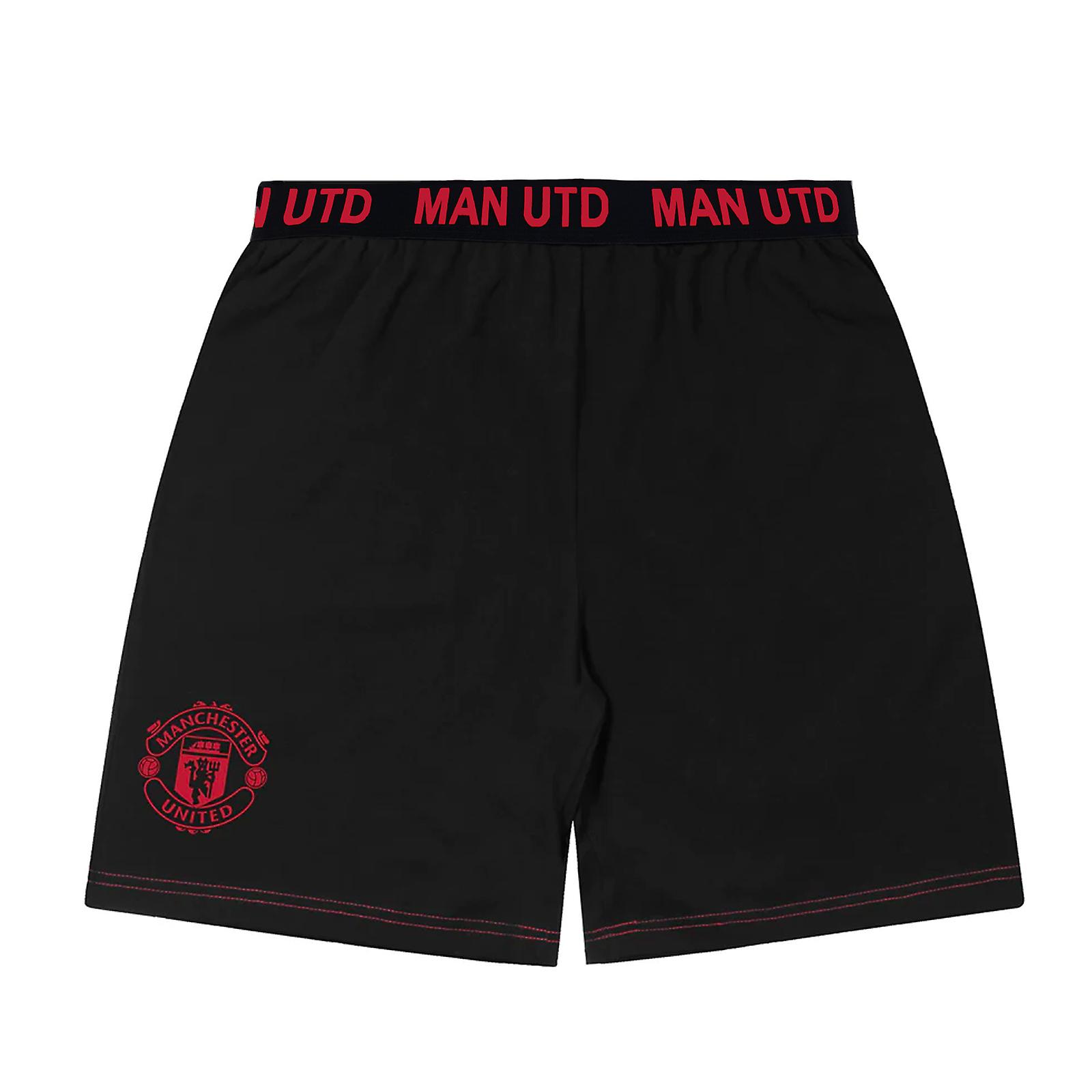 Manchester United Mens Pyjamas Short Loungewear OFFICIAL Football Gift ...