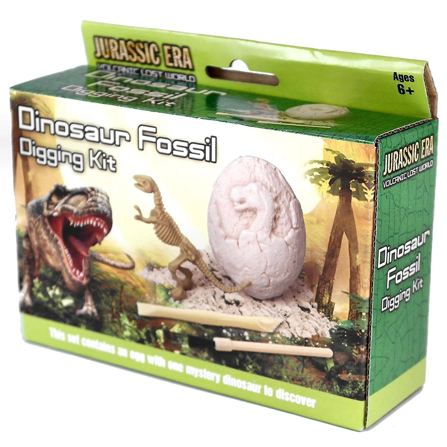 Dinosaur Fossil Digging Kit Playset With Mystery Dinosaur | Fruugo UK