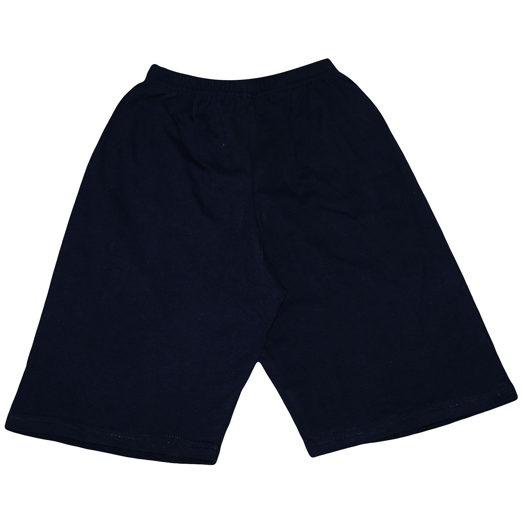 Kids Unisex Navy Blue Raglan Style Pyjamas Contrast Set | Fruugo UK