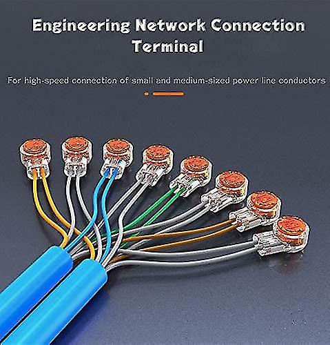 100pcs Scotchlok UY Waterproof Connector, Resin Filled Cable Connectors ...