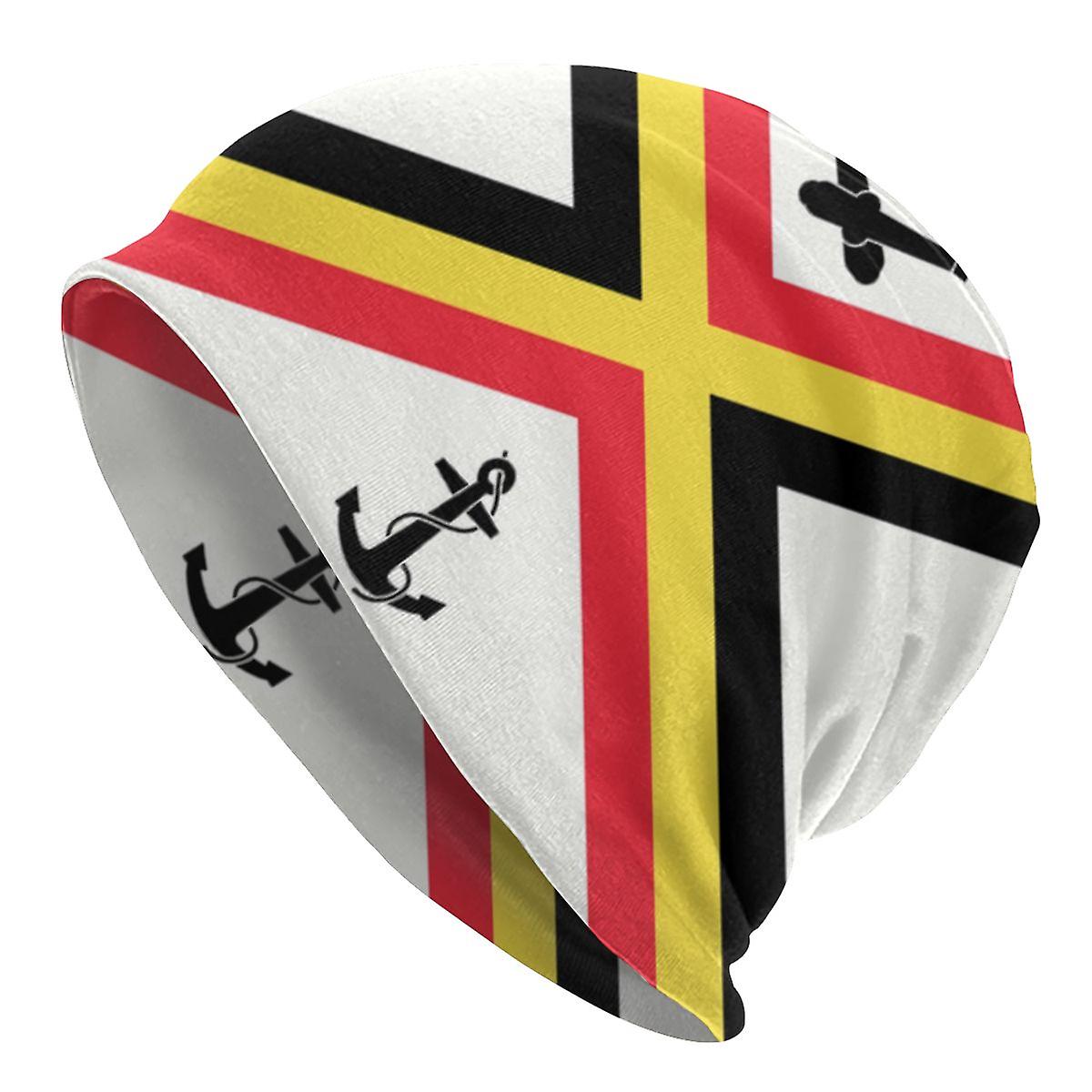 Belgian Flag Minimalist Beanies Caps Men Women Unisex Winter Warm ...