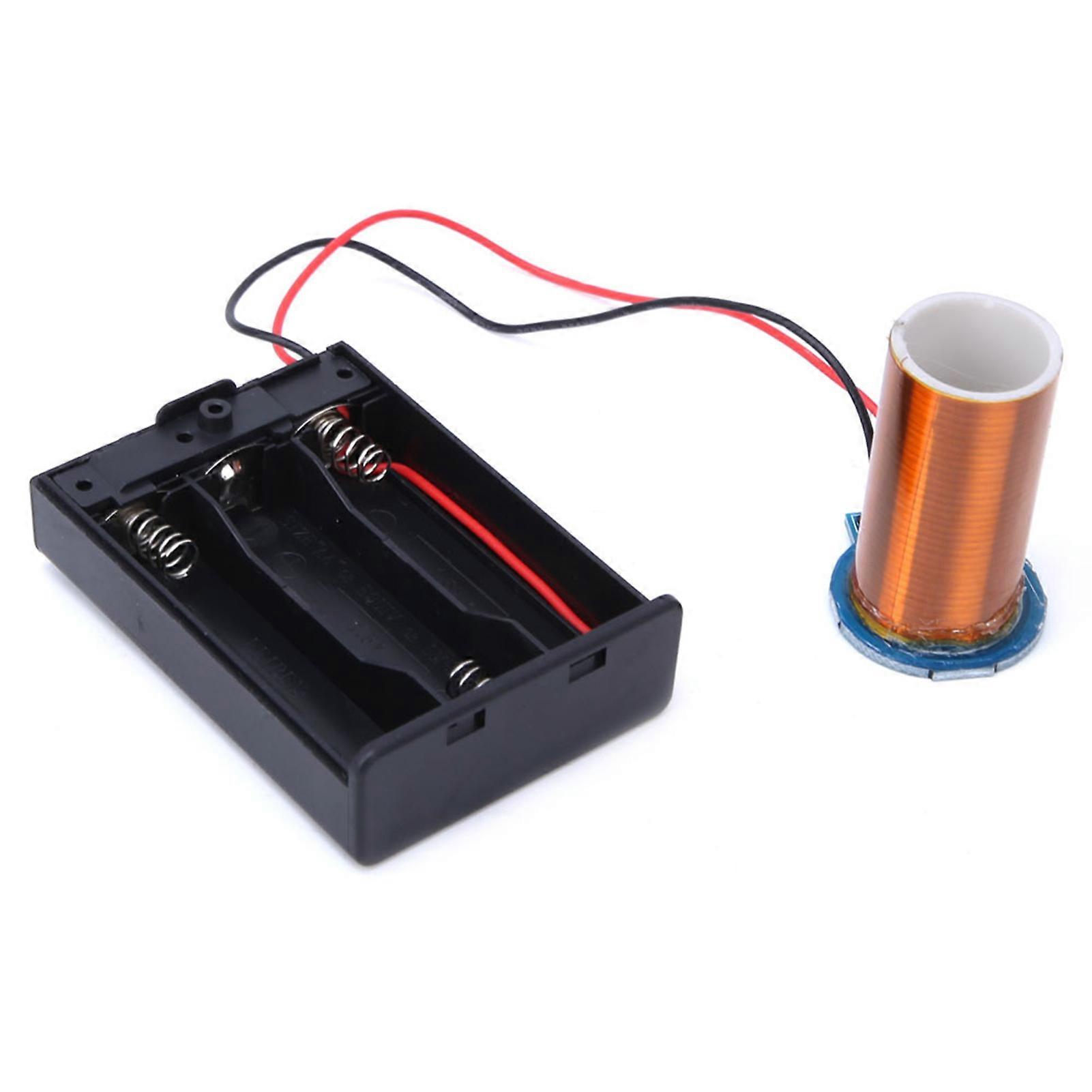 Mini Tesla Coil Battery Powered No Arc Remote Ignition Tesla Electronic ...