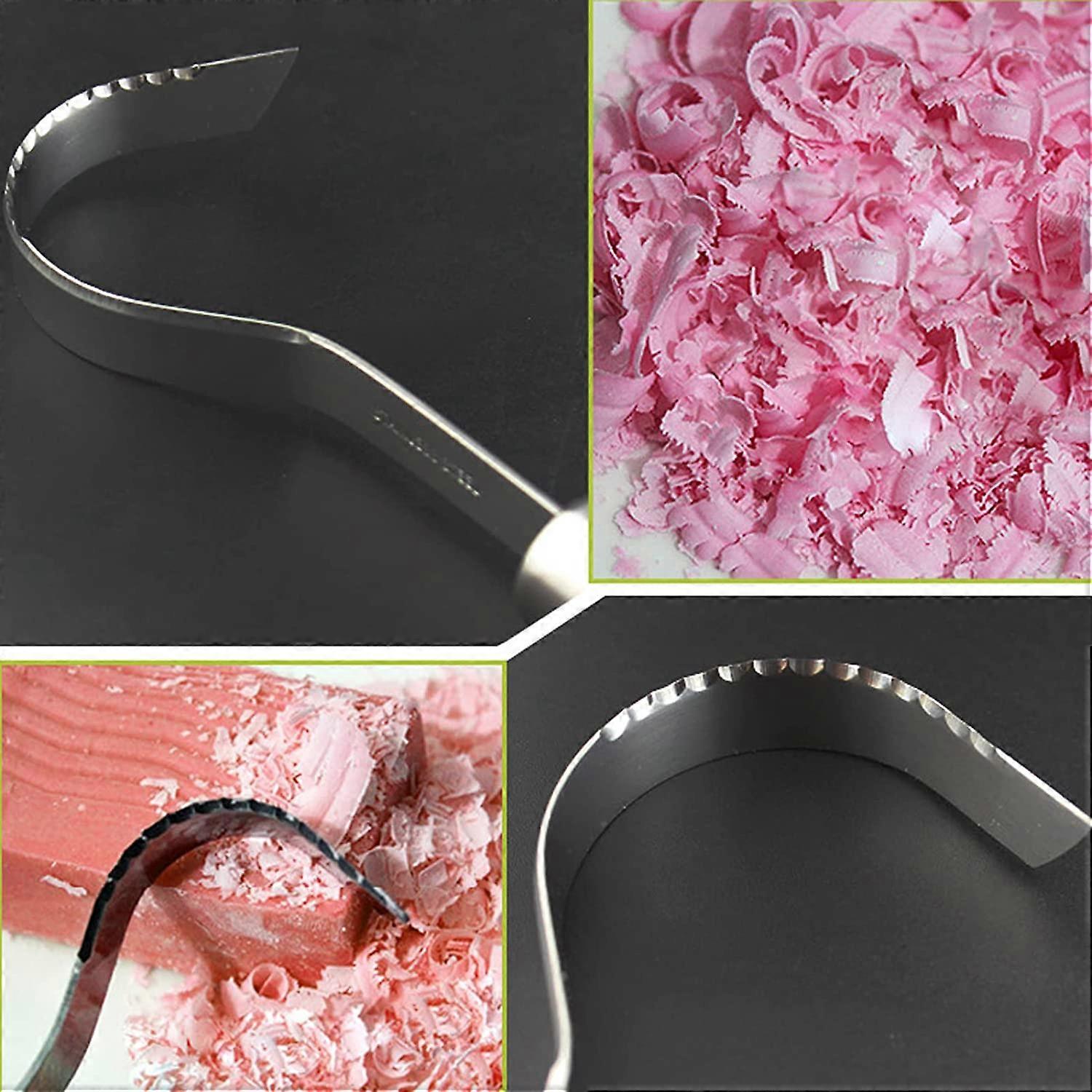 2 Pieces Stainless Steel Butter Scraper, Butter Roller Cheese Grater ...