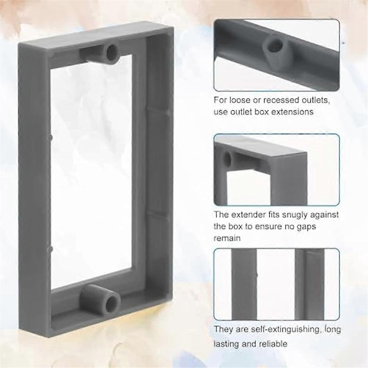1/2inch Single Gang Outlet Box Extender-Electrical Box Extender ...