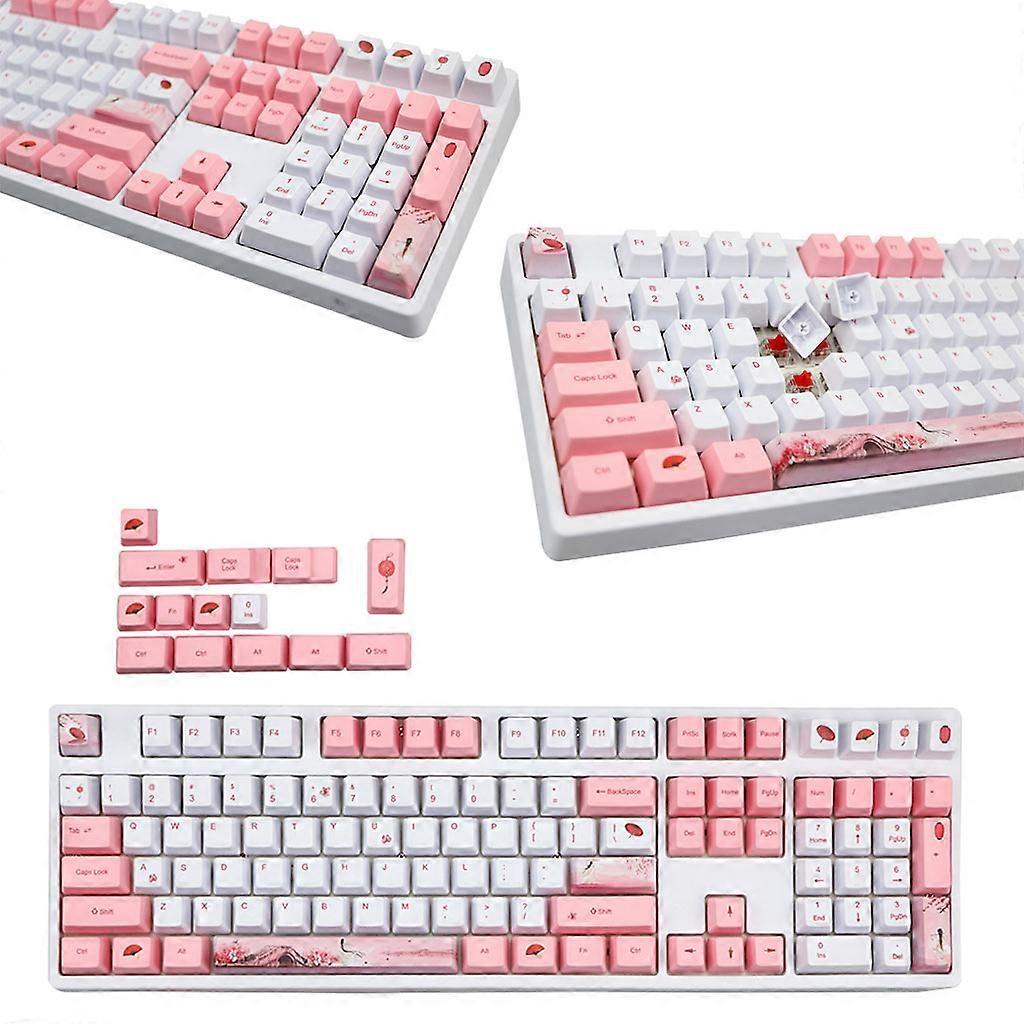 Sakura OEM PBT Cherry Blossom Keycap Mechanical Keyboard Dye ...
