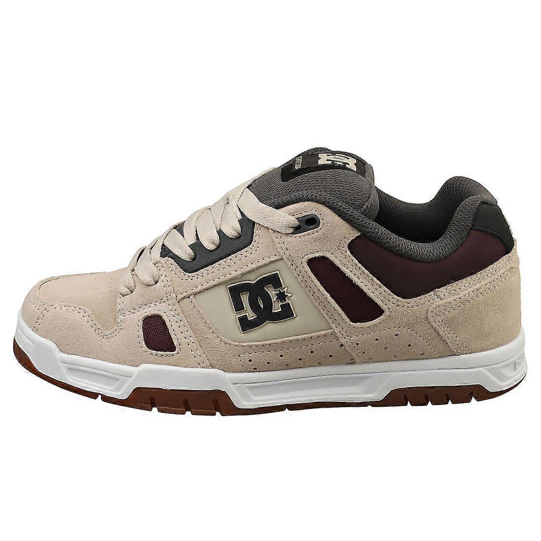 DC Shoes Stag Mens Skate Trainers in Tan Brown | Fruugo AU