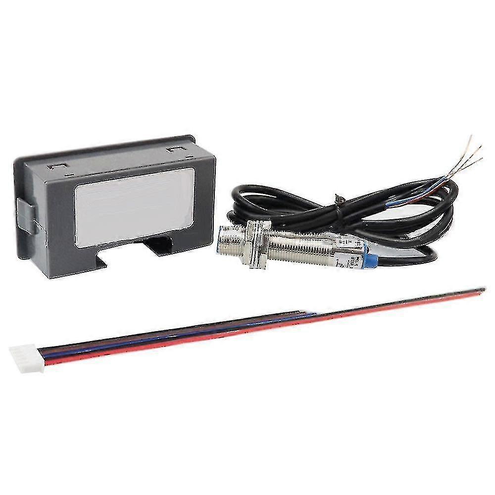 Digital Led Tachometer Rpm Speed Meter+hall Proximity Switch Sensor Npn ...