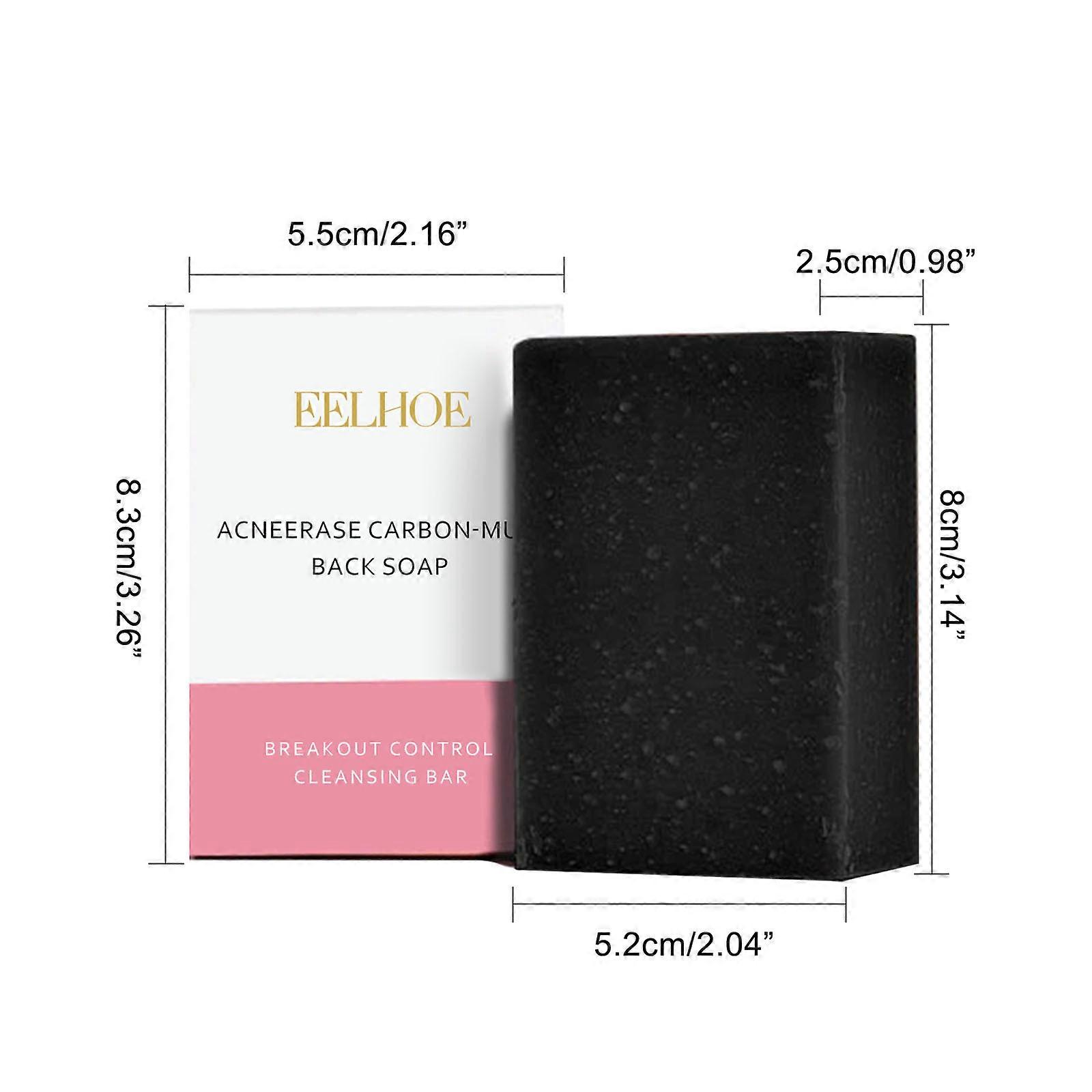 Acneerase Carbon-Mud Back Soap Carbon Rubbing Mud Rubbing Back Soap ...