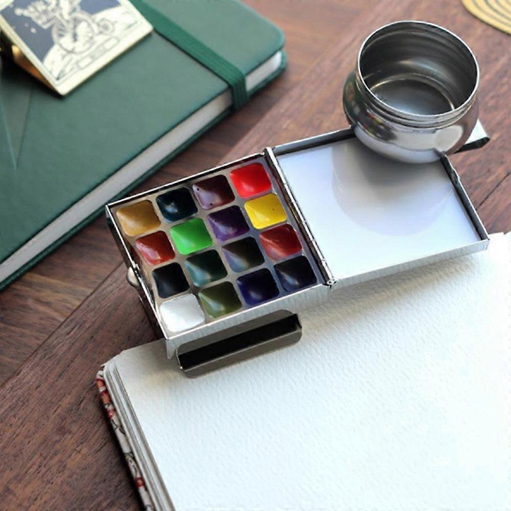 Mini Portable Paint Box Watercolor Paint Dispenser Set Travel ...