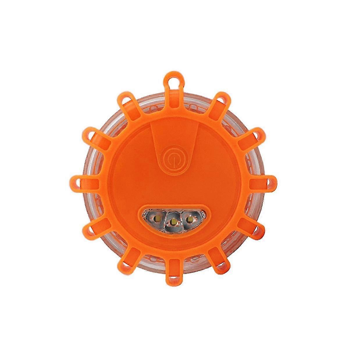 Led Road Flares Emergency Lights Roadside Warning Safety Disc Beacon ...