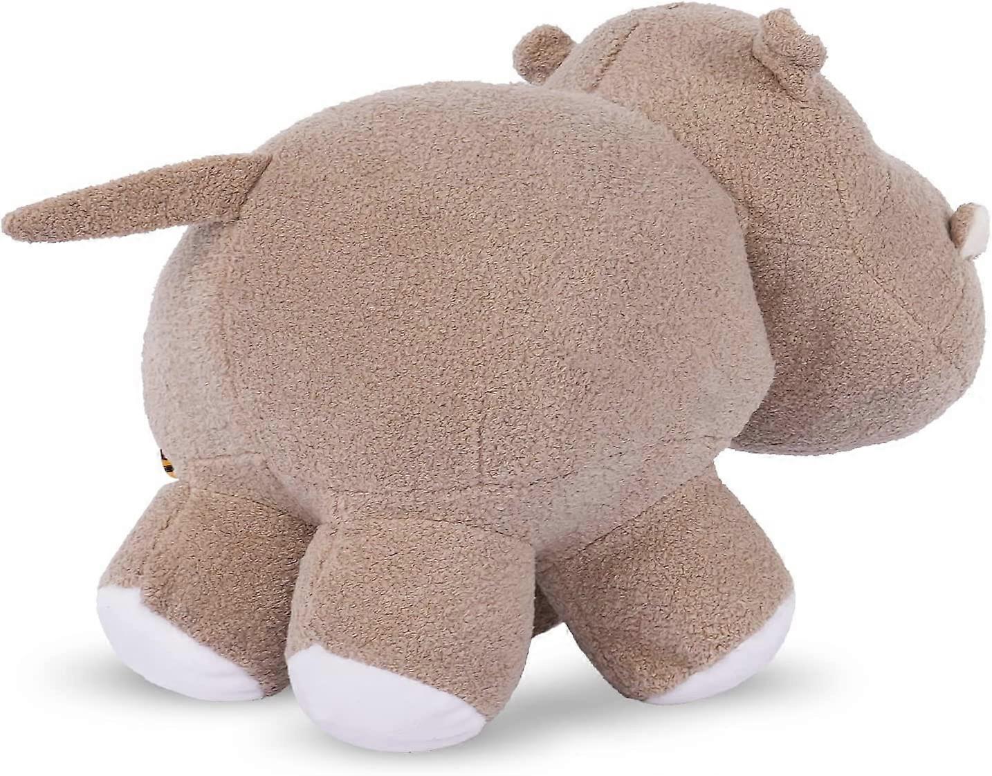 Hippo Stuffed Animal - (Light Brown, 16 Inch) Soft Hippo Plush Toy Cute ...