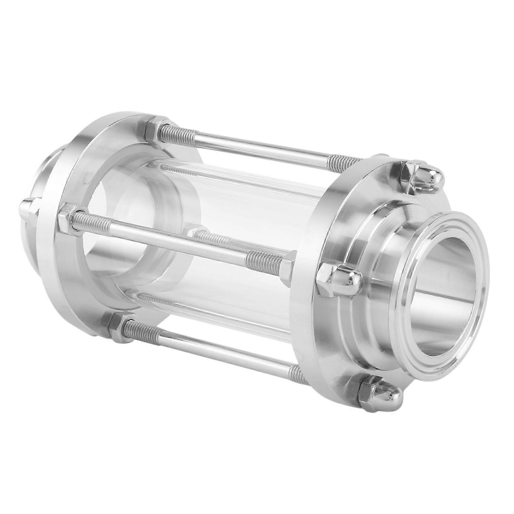 In-Line Sight Glass with End, Sanitary Straight Sight Glass SUS316 1.5 ...