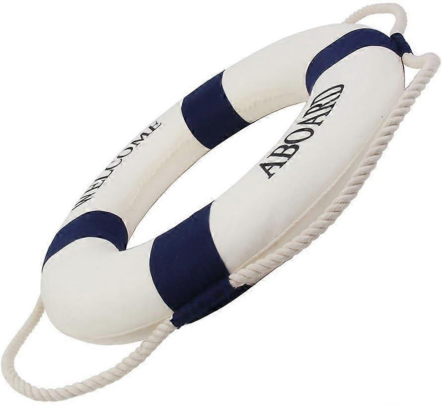 Mediterranean Marine Lifebuoy Home Decor or Wall Decor (Blue, 20cm ...