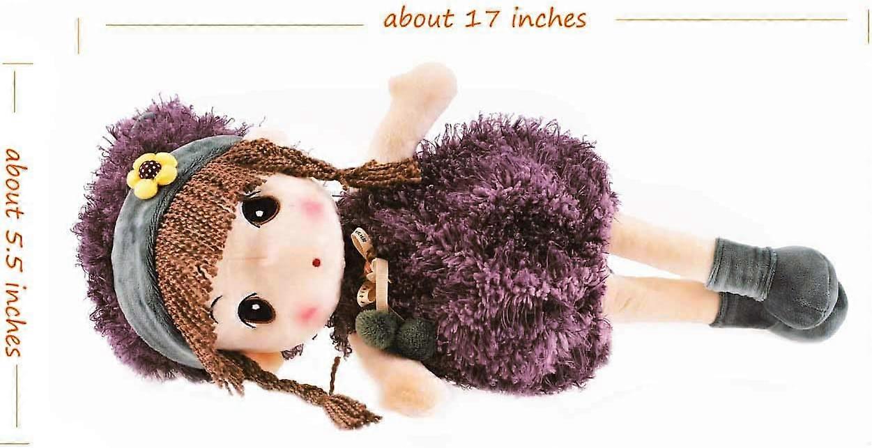 Kawaii 17 inch Stuffed Plush Girl Toy Doll . Good Gift for Kids Baby ...