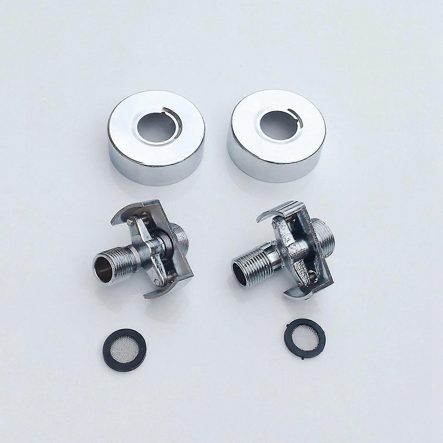 2x Adjusting The Angle Of Intake Pipe Copper Shower Head Angled Curved ...