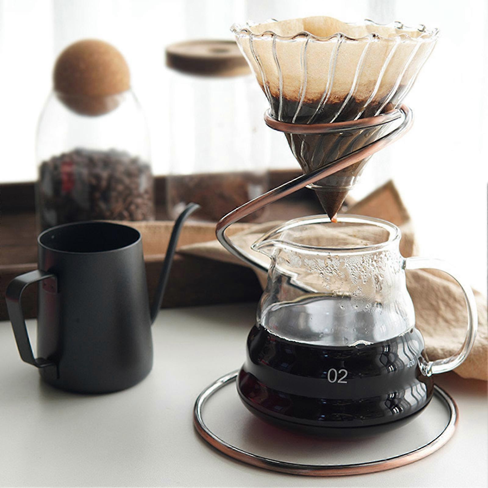 Coffee Filter Cup Holder Stainless Steel Pour Over Stand Smooth Easy to ...