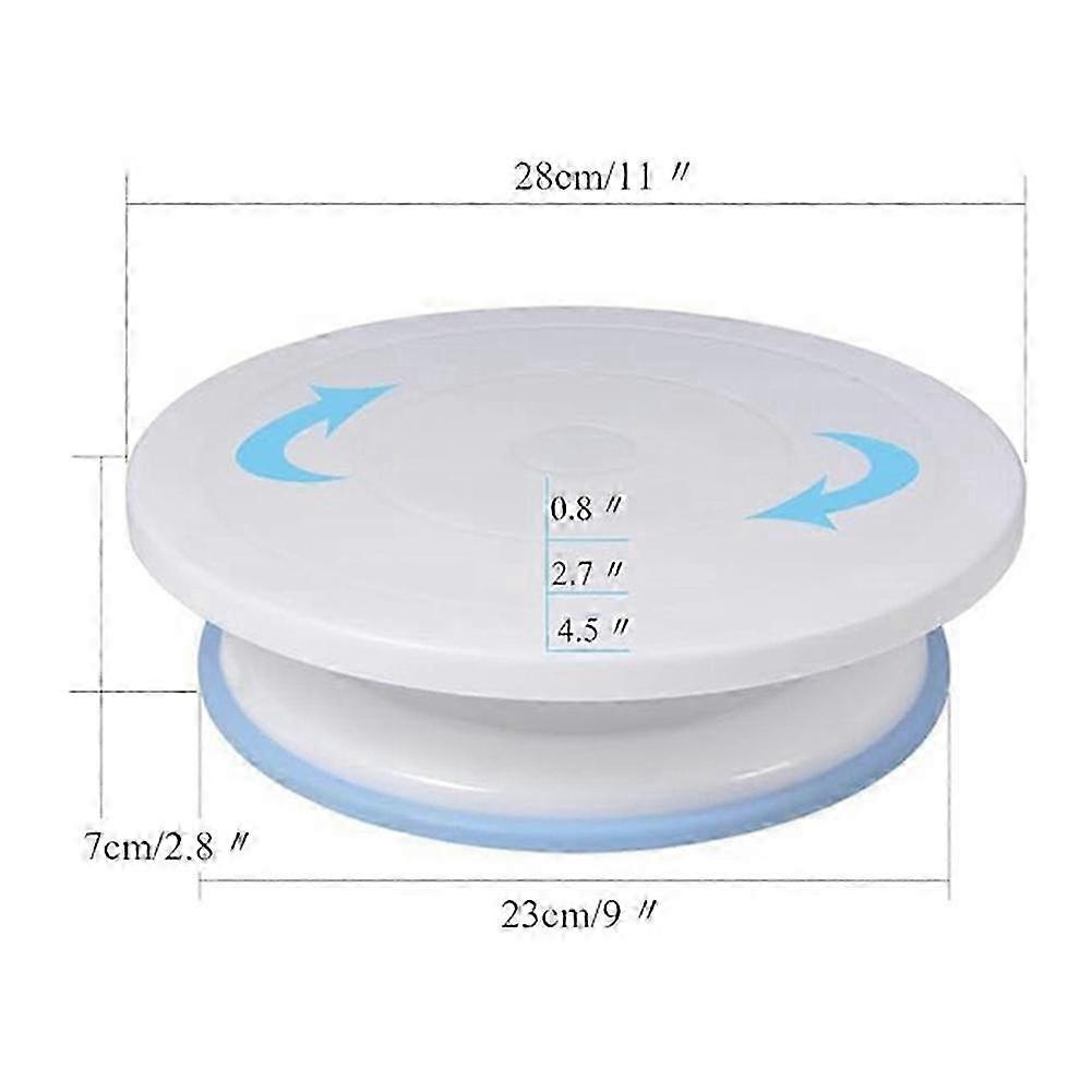 Cake Turntable, Cake Decorating Turntable Portable Easy To Use Rotating ...