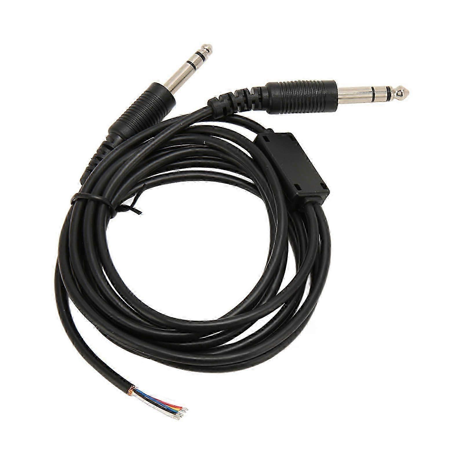 Aviation Headset Replacement Cable for David Clark AVCOMM Pilot Dual GA Plug Aviation Headphone ...